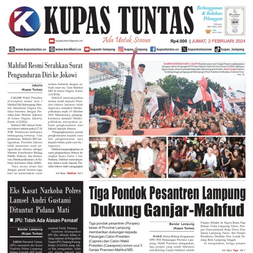 Kupas Tuntas - Surat Kabar Harian Kupas Tuntas Edisi Jumat, 02 Februari 2024