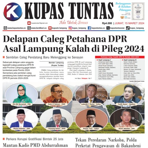 Kupas Tuntas - Surat Kabar Harian Kupas Tuntas Edisi Jumat, 15 Maret 2024
