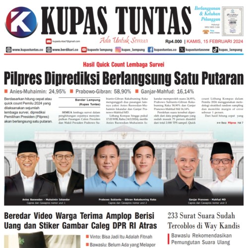 Kupas Tuntas - Surat Kabar Harian Kupas Tuntas Edisi Kamis, 15 Februari 2024