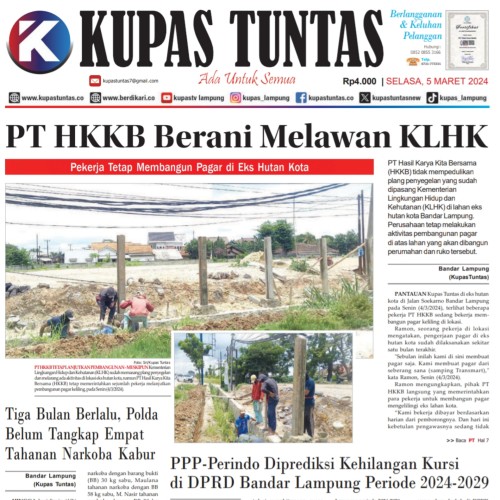 Kupas Tuntas - Surat Kabar Harian Kupas Tuntas Edisi Selasa, 05 Maret 2024