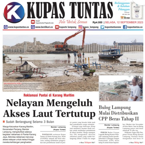 Kupas Tuntas - Surat Kabar Harian Kupas Tuntas Edisi Selasa, 12 September 2023