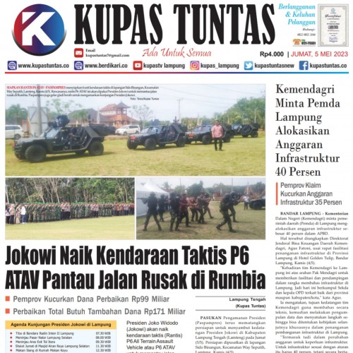 Kupas Tuntas - Surat Kabar Harian Kupas Tuntas Edisi Jumat, 05 Mei 2023