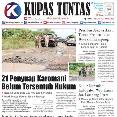 Kupas Tuntas - Surat Kabar Harian Kupas Tuntas Edisi Selasa, 02 Mei 2023